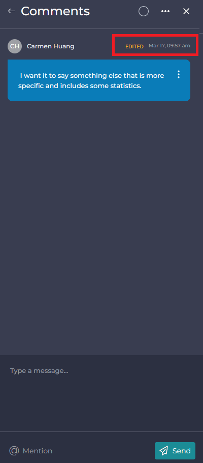 Editing and Migrating Comments